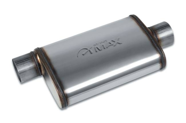 Street Max - SM11229 4"x9" Oval Body Muffler - 3" Offset In / 3" Center Out