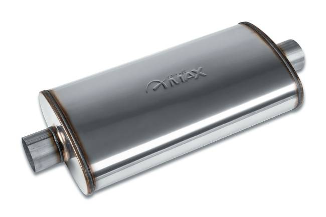 Street Max - SM12579 5"x11" Oval Body Muffler - 3" Center In / 3 ...