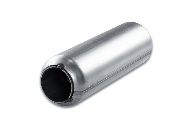 Street Pack - SP4012B 3.5" Blank Round Body Muffler - 2.25" Center In ...