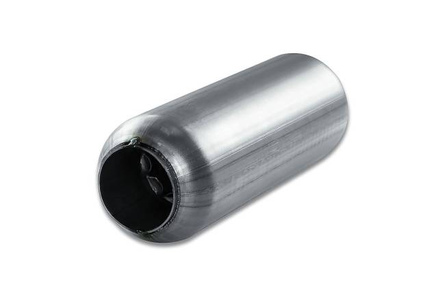 Street Pack - SP4512B 4" Blank Round Body Muffler - 2.5" Center In / 2. ...