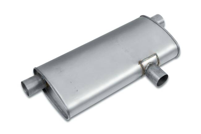 Eco Plus - EP3091 5" x 11" Oval Body T-Style Muffler - 2.5" Side Body ...