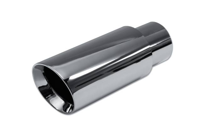 Street Style - SS013ABCH Black Chrome Double Wall Exhaust Tip - 3.0 ...