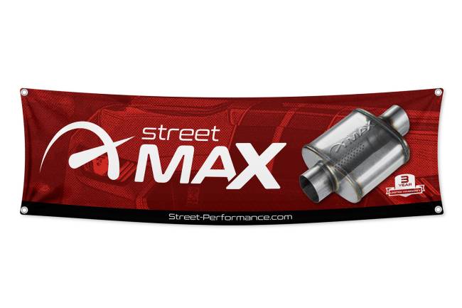 Street Max - Heavy Duty Shop Banner - 84” x 24”